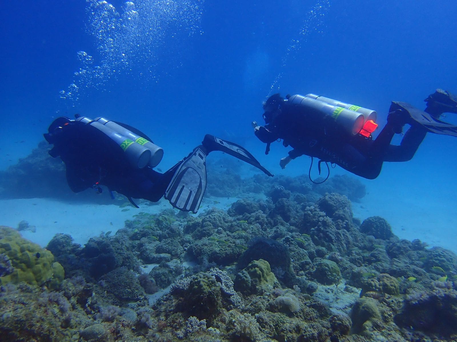 Sidemount Dives - Twin - Bi - Just Diving Mauritius